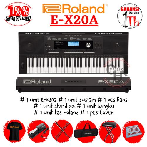 Jual roland ex20a ex-20a ex 20a keyboard original paket bergaransi ...