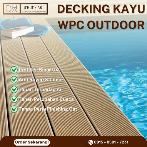 Jual Decking WPC Outdoor Lantai Kolam Renang / Dermaga / Taman Anti ...