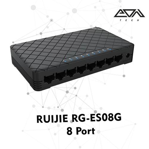 Jual Ruijie RG-ES08G 8 Port Gigabit unmanaged Switch Hub RJ45 Ports ...