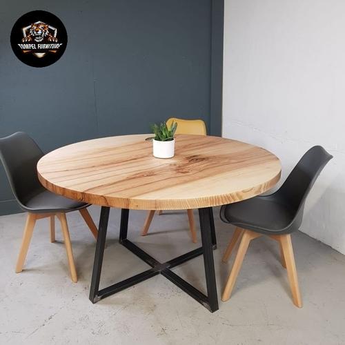 Jual Meja Bulat Kayu Mahoni Ukuran:100×100×75 cm. - Kab. Lebak ...