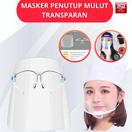 Jual Face Shield Kitchen Mask Chef / Masker Penutup Mulut Transparan ...