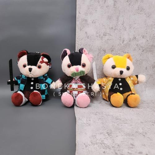 Jual [ Demon Slayer ] Bear Tanjiro kamado, nezuko kamado , zenitsu ...