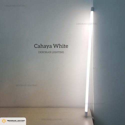 Jual Lampu neon panjang T8 led 18w 120cm cahaya putih 220volt dekorasi ...