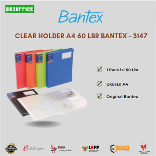Jual Bantex Clear Holder 60 Lembar A4 – Tipe 3147 - 60LBR 3147PROMO ...