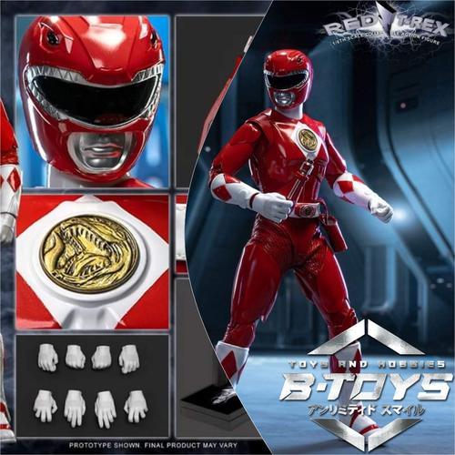 Jual Toys Battalion TB013 1/6 Red T-Rex red ranger action figure ...