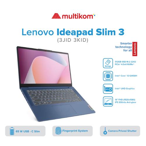Promo Lenovo IP3 Slim 3 3JID 3KID i5 12450H 16GB 512SSD FHD W11 OHS ...