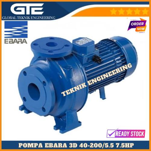 Jual Pompa EBARA 3D 40-200/5.5 7.5HP 380V 2900RPM Centrifugal Close Couple - Jakarta Barat ...