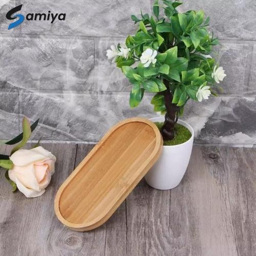 Jual alas nampan bambu tempat botol sabun shampoo / bamboo tray pet ...