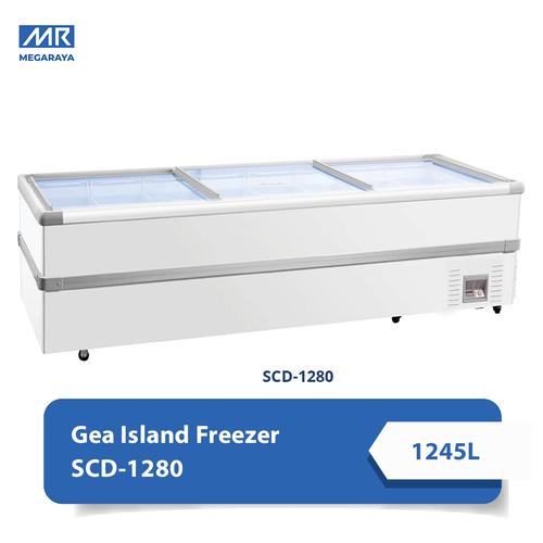 Jual Gea Freezer Frozen Food Kaca Datar / Sliding Flat SCD1280 / SCD ...
