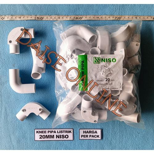 Jual KNEE PIPA LISTRIK 20MM NISO HARGA 1 PACK (25 PCS) - Kab. Sidoarjo ...