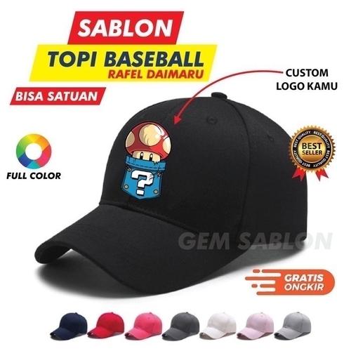 Jual Custom Topi Baseball Trucker Rafel Daimaru Sablon DTF Bordir ...