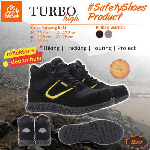 Jual RUBTRACK TURBO High Man Series Sepatu Safety Shoes Ujung Besi Pria ...