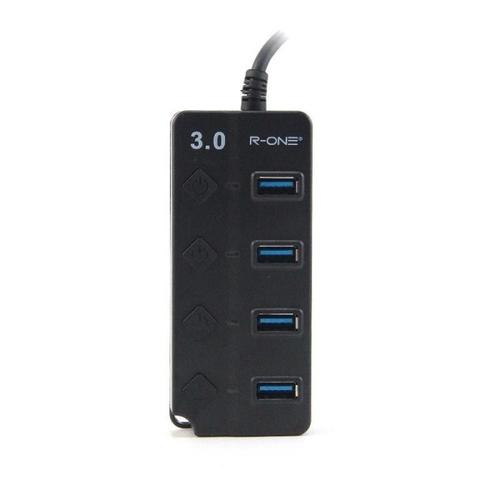 Jual USB Hub 4 Port USB 3.0 / Terminal USB 4Port On Off Saklar Switch ...