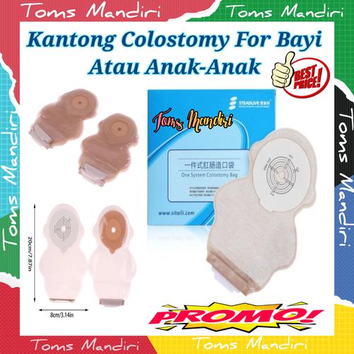 Jual 10 Pcs/Box Kantong Kolostomi Bayi Colostomy Bagi Anak-Anak ...