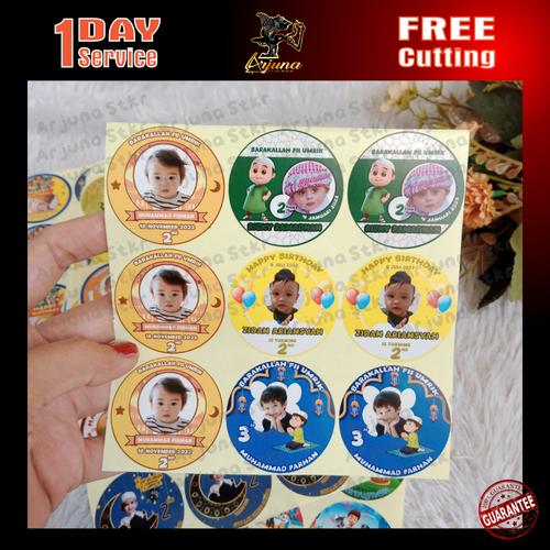 Jual HBD Boy Series Stiker Ulang Tahun Setiker Label Ultah Anak Bulat ...