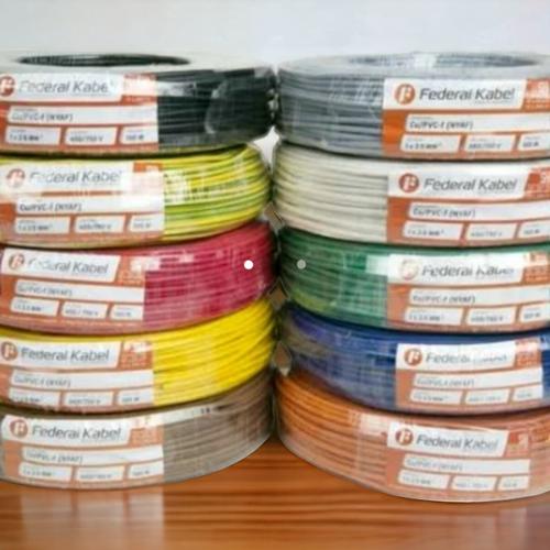 Jual Kabel 1Mm serabut /Kabel Nyaf 1mm federal @100mtr - Putih ...