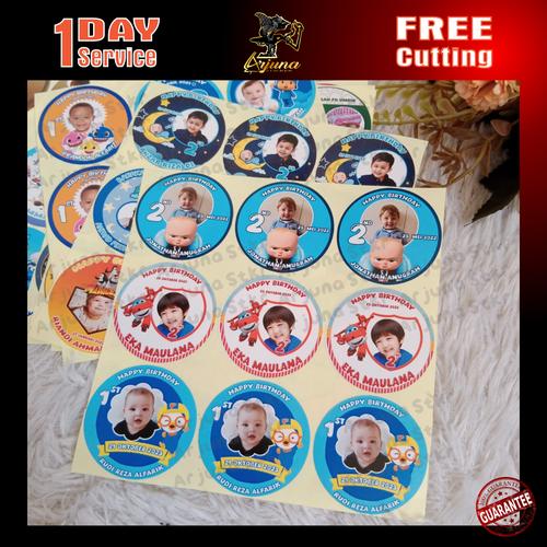 Jual HBB Photo Plus Boy Series Stiker Ulang Tahun Photo Setiker Foto ...