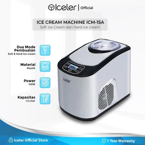 Jual Ice cream maker Iceler / Mesin pembuat Es krim dan Gelato ICM-15A ...