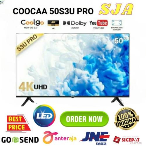 Jual COOCAA 50S3U PRO LED TV 50 Inch Smart TV 4K UHD Dolby Audio 50S3U ...