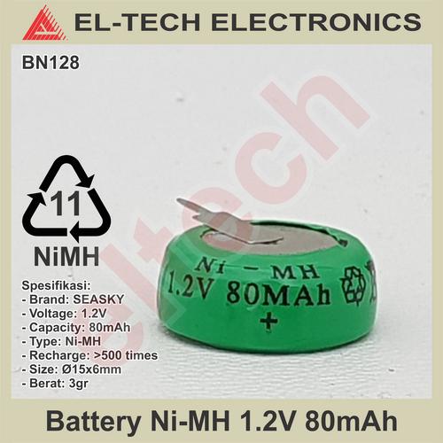 Jual Battery Baterai Batre Rechargeable Cas Isi Ulang Ni-MH 1.2V 2.4V 3 ...