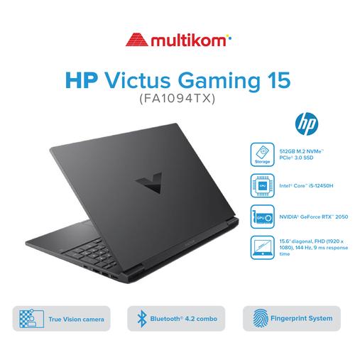 Promo HP Victus 15-fa1094TX i5-12450H 8GB 512SSD RTX2050 4GB 144HZ W11 ...
