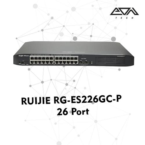 Jual Ruijie RG-ES226GC-P 26 Port Gigabit Smart Cloud Mananged PoE ...