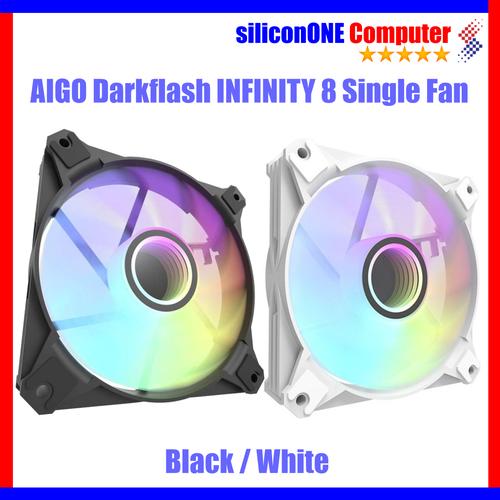 Jual AIGO Infinity 8 PWM Darkflash Single Fan 1Pack 5v ARGB Connector ...
