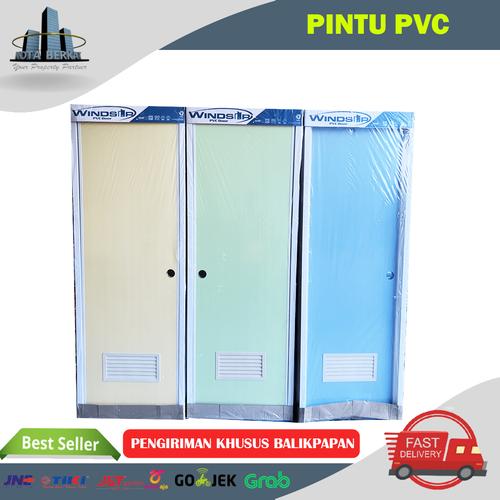 Jual PINTU PVC / PINTU KAMAR MANDI PVC GOOD QUALITY - Biru - Kota ...