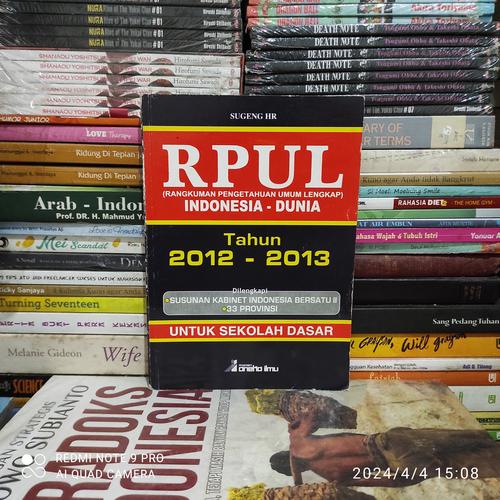 Jual Buku Original RPUL (RANGKUMAN PENGETAHUAN UM LENGKAP) INDONESIA ...