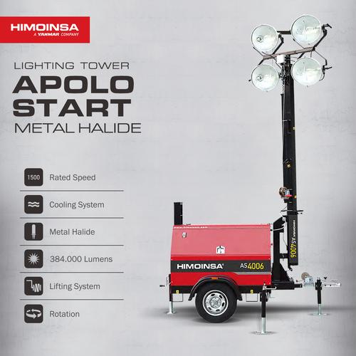 Jual Lighting Tower Yanmar Apolo Start - Metal Halide 4x1000W - Kab ...