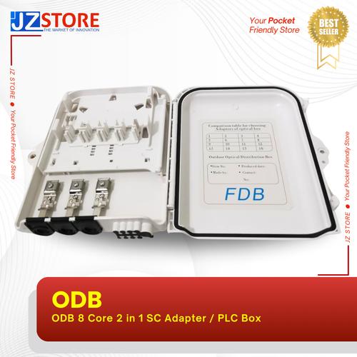 Jual ODB 8 Core 2 in 1 SC Adapter dan PLC Box - Kosongan - Kota Medan ...