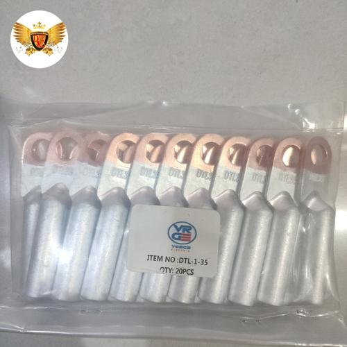 Jual skun bimetal AL-CU fort DTL1-35-10 scun DTL-1 35mm-M10 CABLE LUG ...