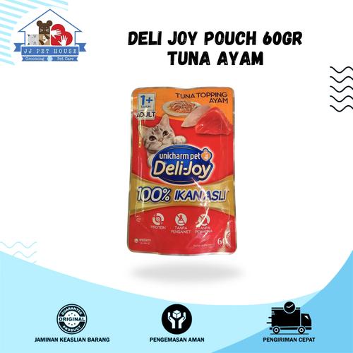 Jual MAKANAN KUCING DELI JOY POUCH TUNA AYAM 60GR - Kota Denpasar - JJ ...