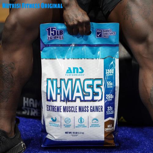 Jual ANS Performance N-Mass 15 LBS Gainer N Mass - CHOCOLATE, SABUK ...