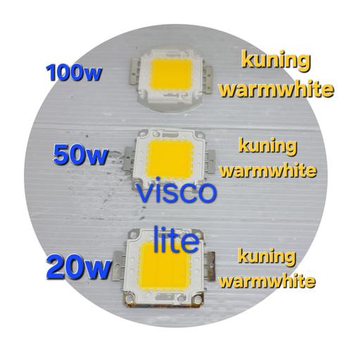 Jual mata led pju cobra cob 20w 50w 100w / chip sorot cob 20w 50w ...