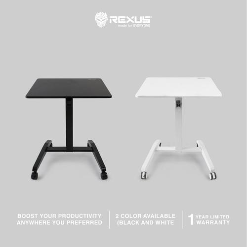 Promo Standing Desk REXUS Gaming Mezza RSD-01 with Wheel Lock - White ...