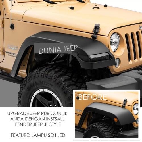 Jual Fender Overfender Model JL Style untuk Jeep Rubicon JK - Packing ...