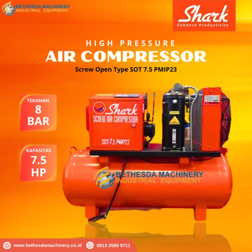 Jual Kompresor Screw Open Type Shark SOT 10 PMIP23 10 Hp 8 bar Air ...