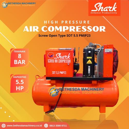 Jual mesin kompresor angin shark SOT 5.5 PMIP23 air compressor 5.5hp ...