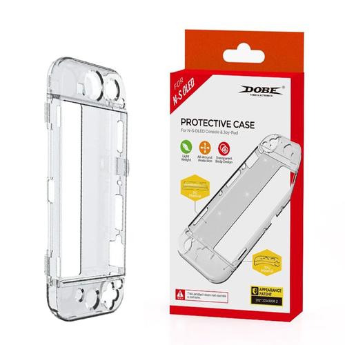 Jual Crystal Case Nintendo Switch OLED DOBE Casing Silikon + PC TNS ...