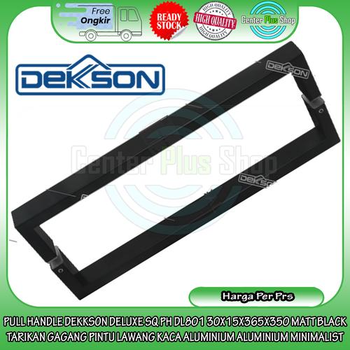 Jual PULL HANDLE DEKKSON DELUXE SQ PH DL801 30X15X365X350 MATT BLACK ...