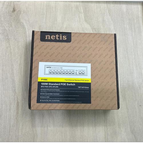 Jual Switch POE Netis P110C 8POE+2RJ45 100M Standard POE - Kota ...