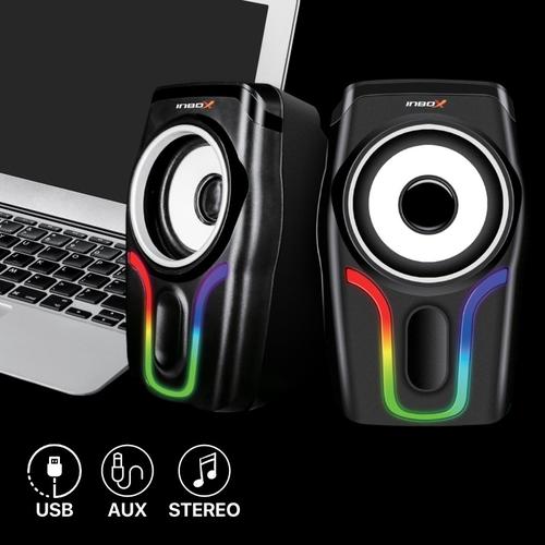 Jual Speaker Speker Salon Mini Musik Gaming LED RGB Spiker Komputer ...