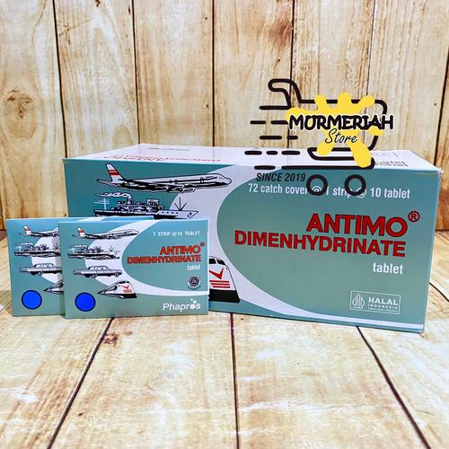 Jual ANTIMO Tablet 1 strip isi 10 tablet / Obat Mabuk Muntah - Kab ...