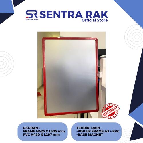 Promo Pop Up Frame Promo A3 + Base Magnet for Pop Up Frame - Putih ...