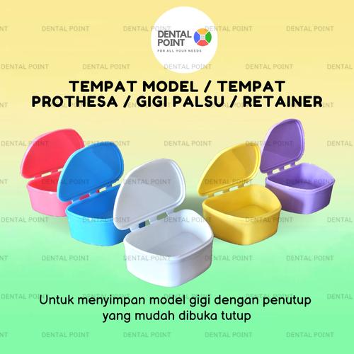 Jual Tempat Model Gigi/Protesa/Gigi Palsu/Denture Box - White - Kota ...