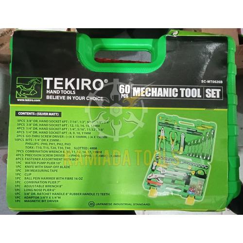 Jual Tool Kit TEKIRO 60pcs/Mechanic Tool Set/Kunci Set TEKIRO - Kota Pekanbaru - Kamiada Tools ...