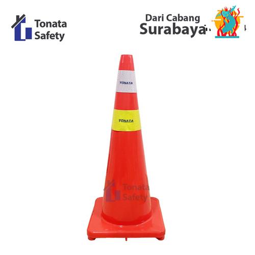 Promo Safety Traffic Cone 90 cm / Kerucut Lalu Lintas Tonata 3.2 Kg ...