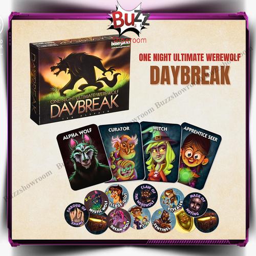 Jual One Night Ultimate Werewolf Daybreak Board Game Card Games ...