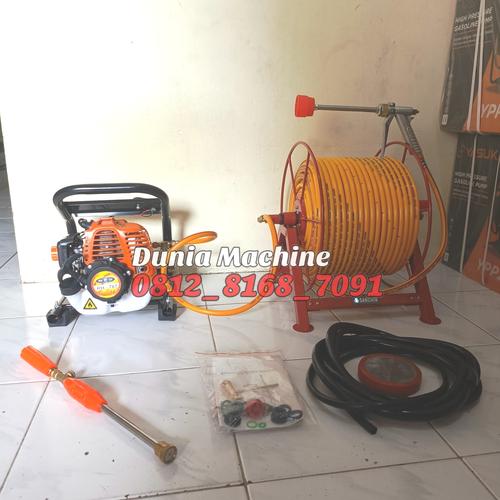 Promo power sprayer portable 2 tak komplit selang 100 meter + 2 stik ...